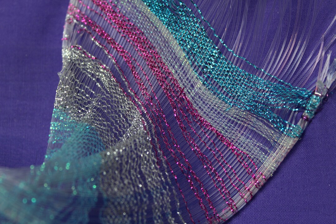 Hand-woven, 3-D Textile Sculpture, Recycled Nylon Filament,ethereal ...