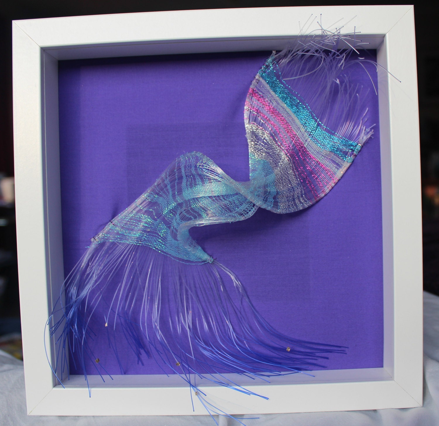 Hand-woven, 3-D Textile Sculpture, Recycled Nylon Filament,ethereal ...