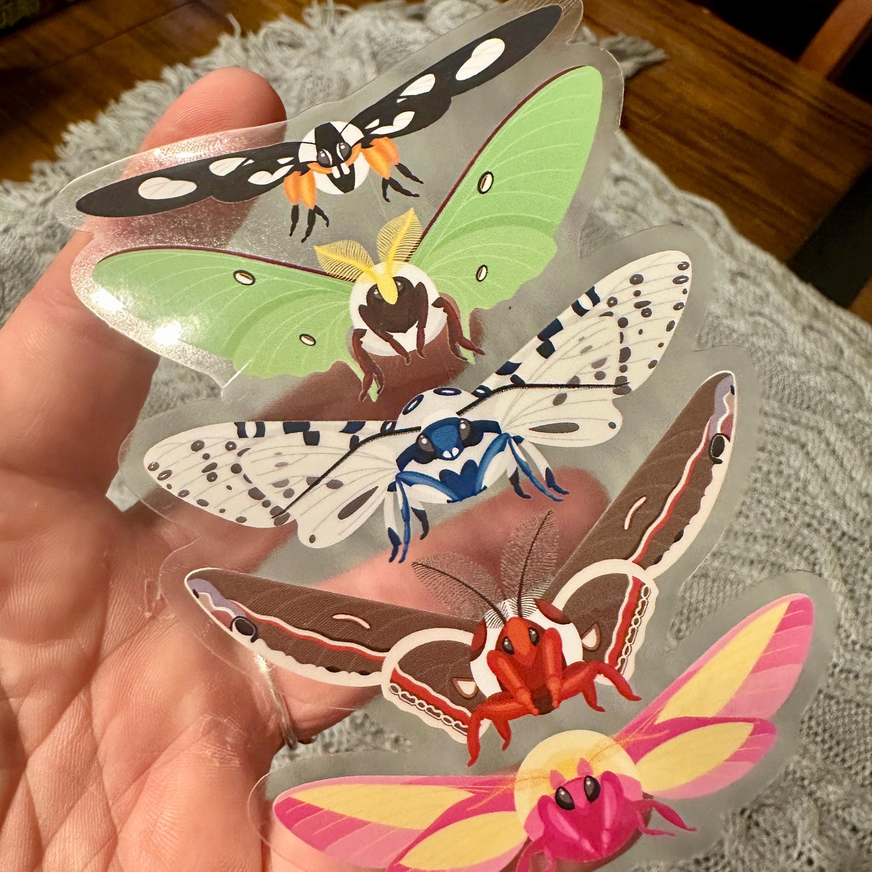 Moth Madness Sticker - Etsy