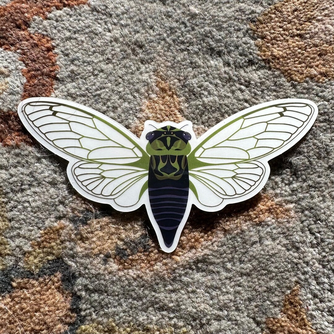Cicada Sticker - Etsy