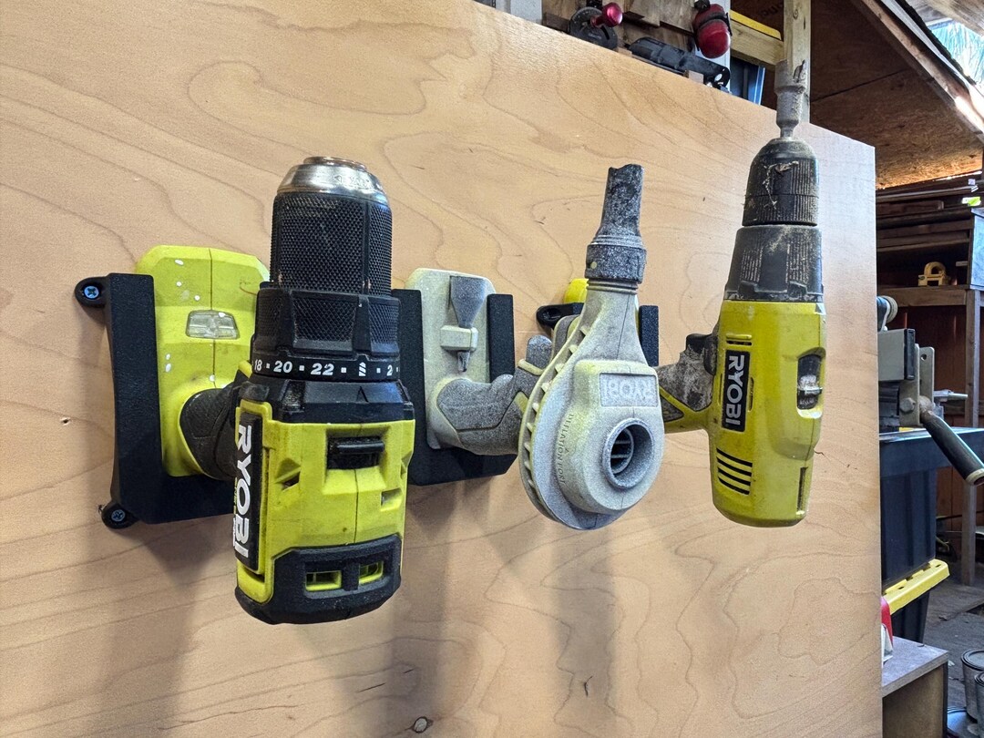 Tool Holder Mount for Ryobi 18v Tools- - Etsy