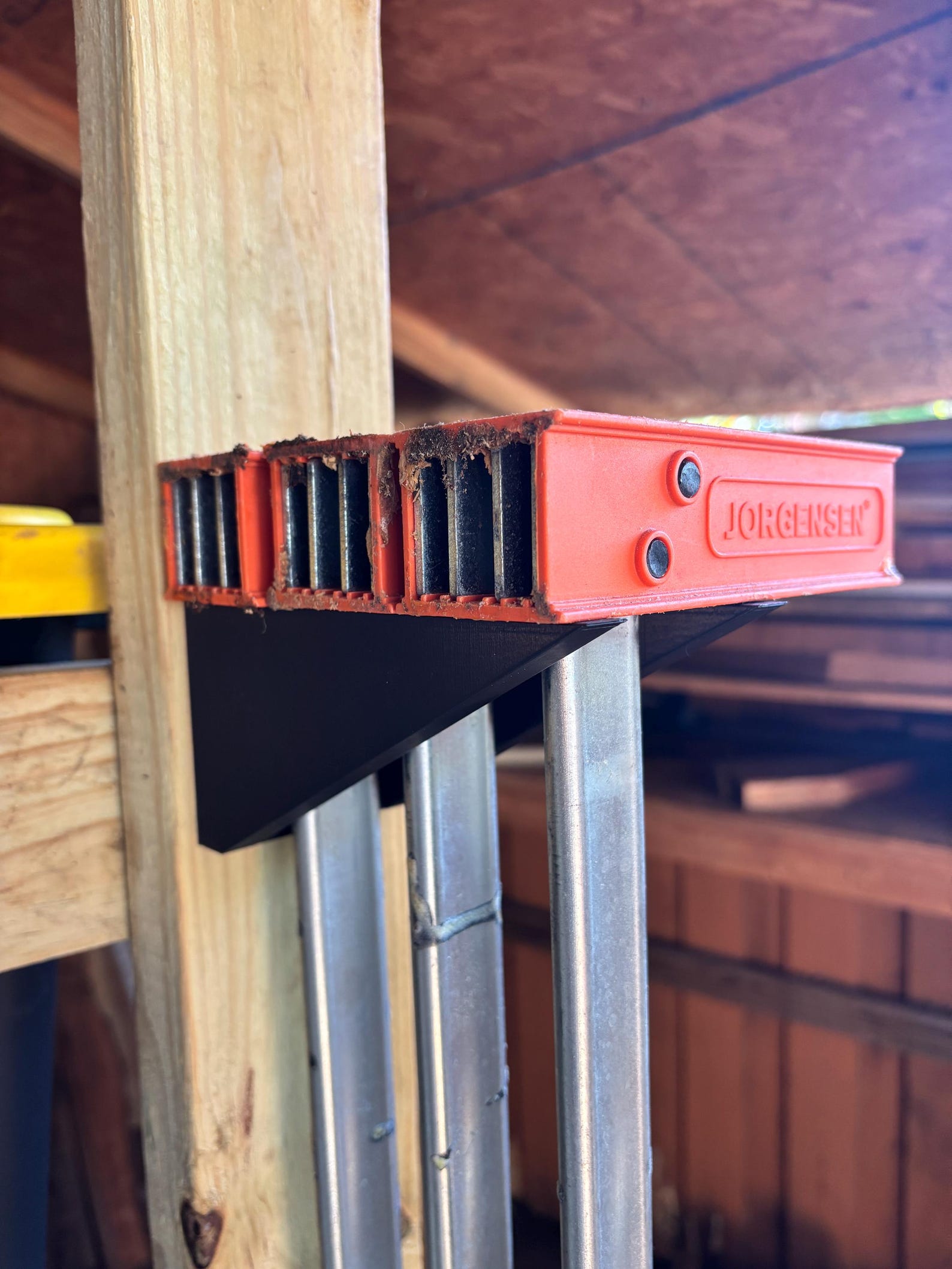 Parallel Clamp Wall Mount | Each Rack Holds 3 Clamps | Bessy | Pony ...