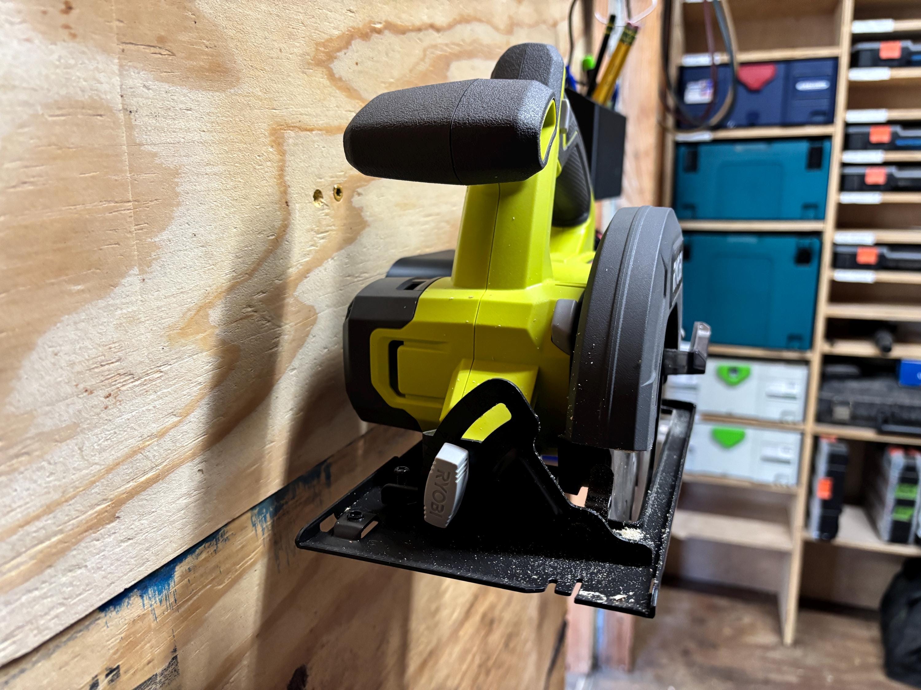 Ryobi 18v Circular Saw Mount | 3D Printed Wall Rack - Etsy