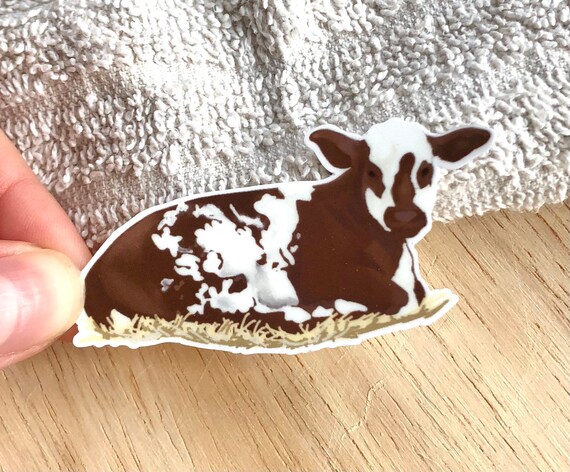 Cow Sticker Farm Sticker Calf Stickerbaby Cow Sticker Farm - Etsy