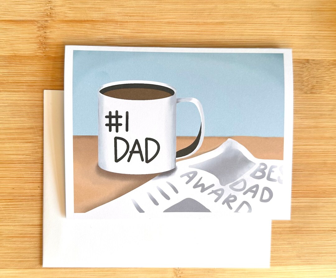 Father's Day Card Father's Day Greeting Card Card for Fathers Day ...