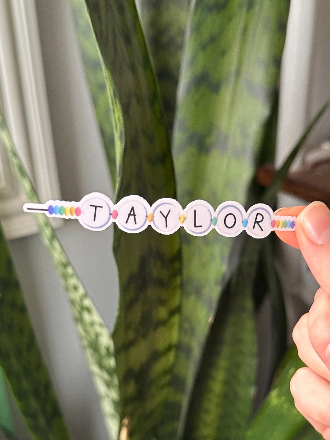 Custom Friendship Bracelet Sticker, Custom Stickers, Valentines Day ...