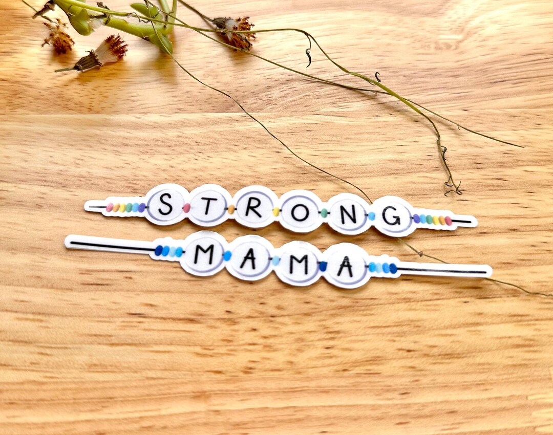 Friendship Bracelet Sticker, Custom Stickers, Valentines Day Gift ...