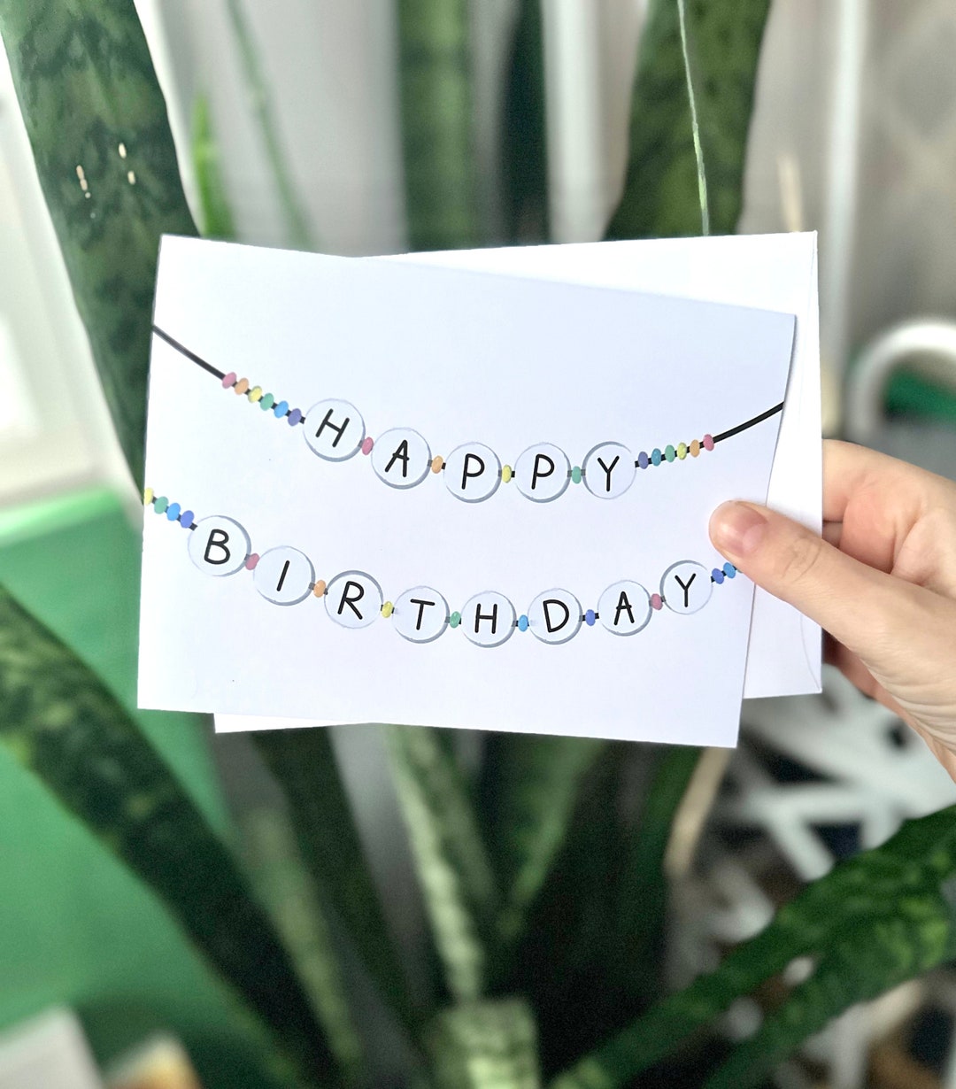 Birthday Card, Colorful Birthday Card, Girl Birthday Cards, Rainbow ...