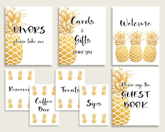 Pineapple Bridal Shower Decorations
