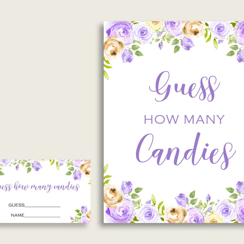 Candy Guess Game - Etsy