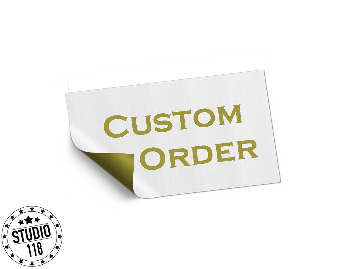 Custom Order, Personalized Order, Order by Request - Custom Tickets - Etsy