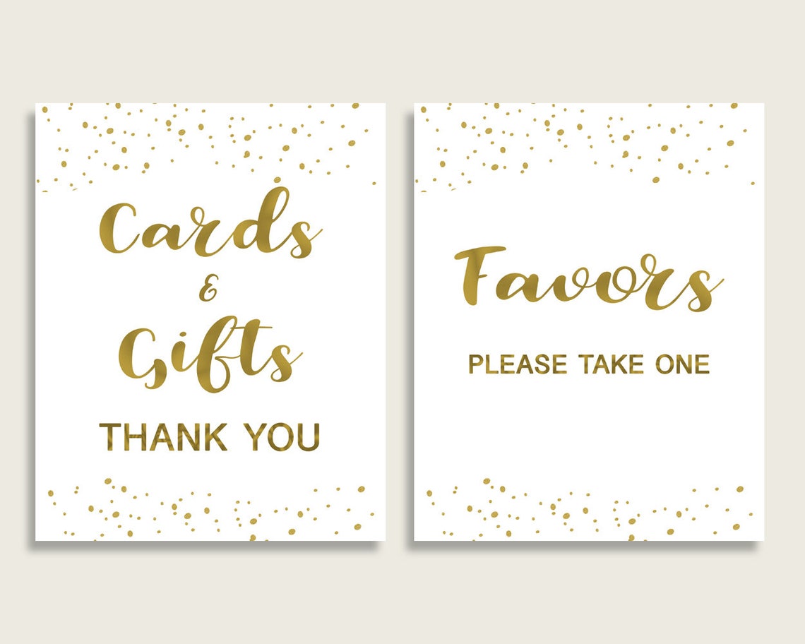 Table Signs Bridal Shower Table Signs Gold Bridal Shower Table - Etsy