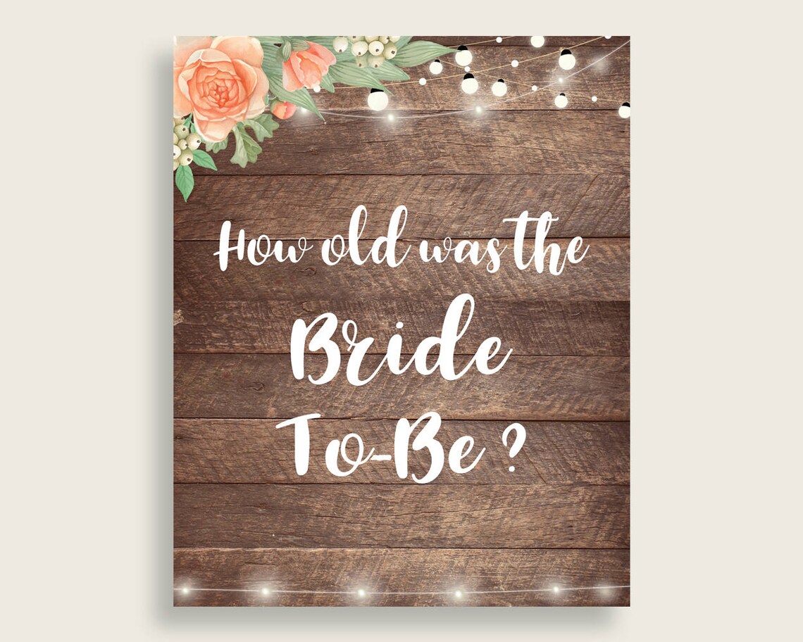 How Old Was the Bride to Be Bridal Shower How Old Was the Bride to Be ...