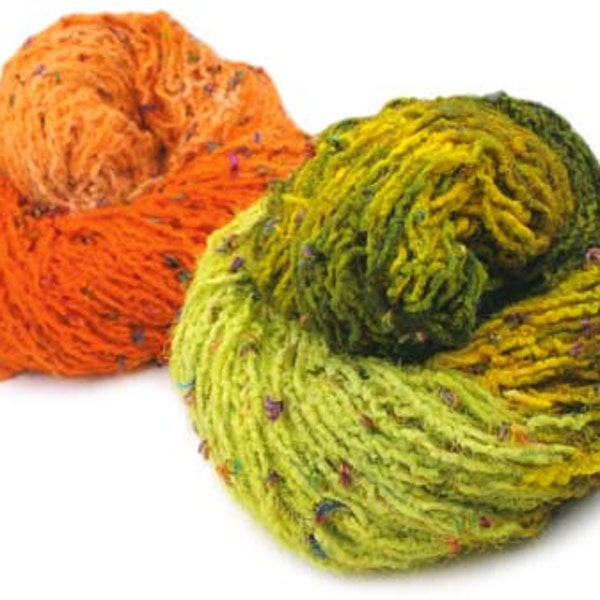 Bright Orange Yarn - Etsy