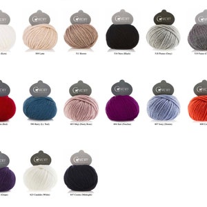 Red Worsted Weight Cashmere Yarn Christmas Red Cardiff | Etsy