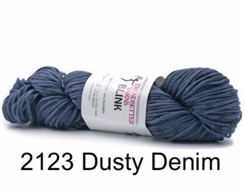 Trendsetter Blink Yarn Cotton Summer Mix Yarn Tape Ribbon | Etsy