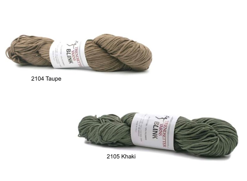 Trendsetter Blink Yarn Cotton Summer Mix Yarn Tape Ribbon | Etsy