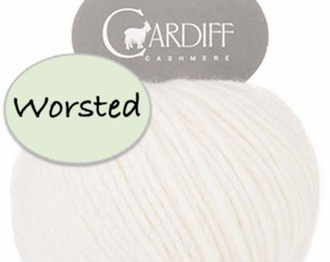 Worsted Weight Cashmere Yarn, Cardiff Cashmere Large, 509 Latte, Beige ...
