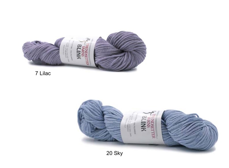 Trendsetter Blink Yarn Cotton Summer Mix Yarn Tape Ribbon | Etsy