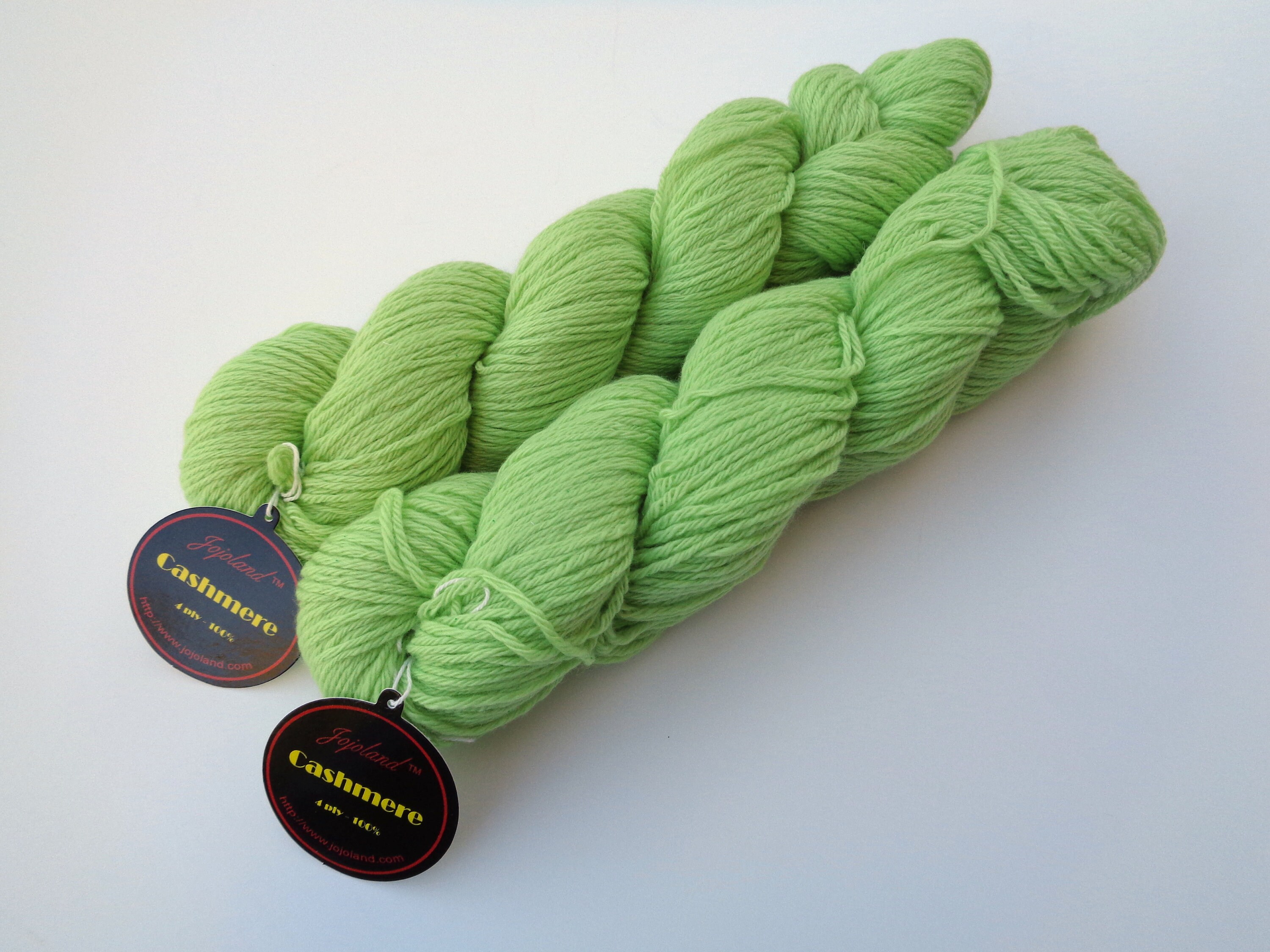 Buy Jojoland 4ply Cashmere Yarn, Spring Green, Pale Green, Pure ...