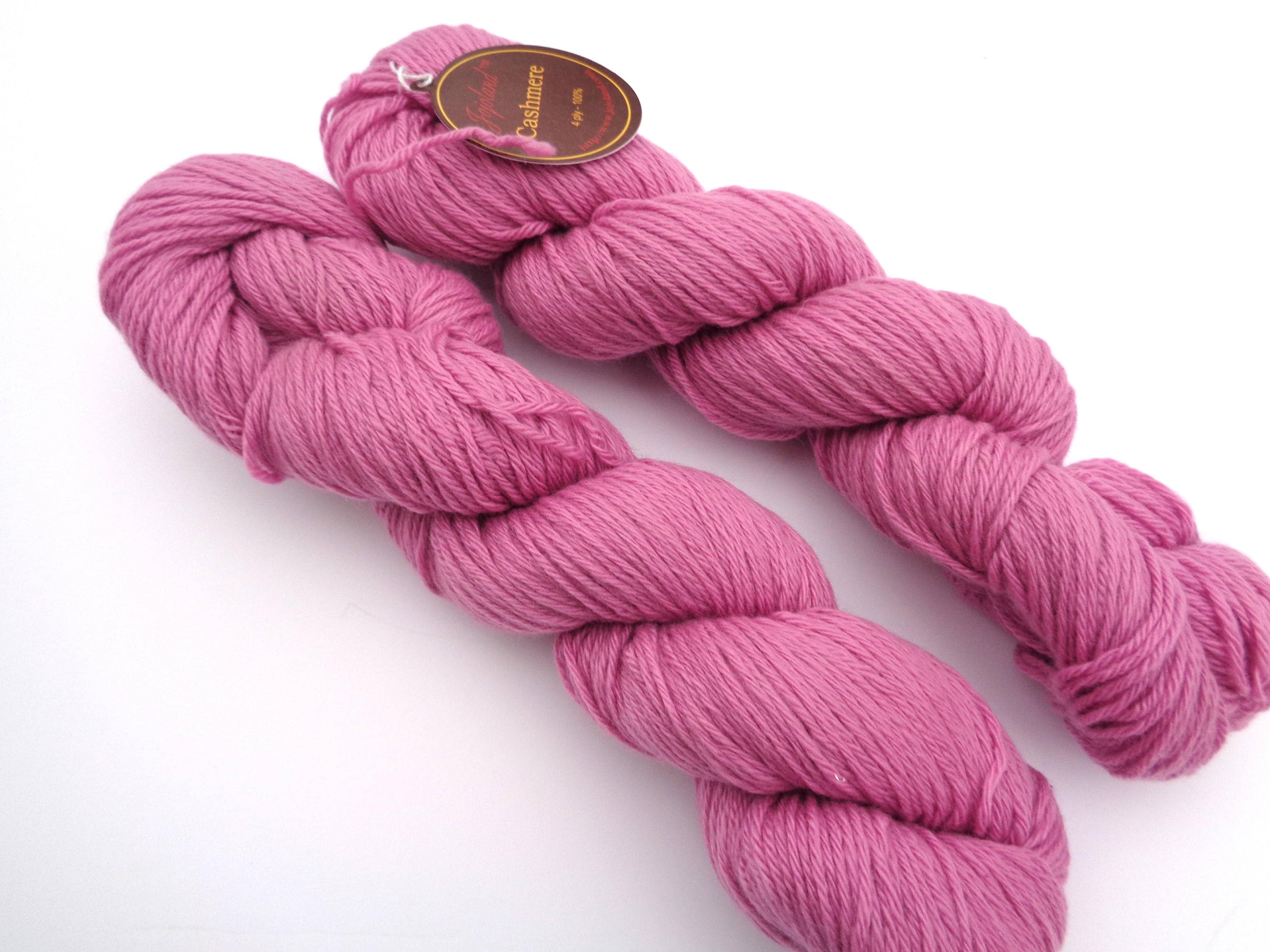 Pure Cashmere Sport Weight Yarn, Rosebloom Pink, C1330, 4 Ply Sport ...