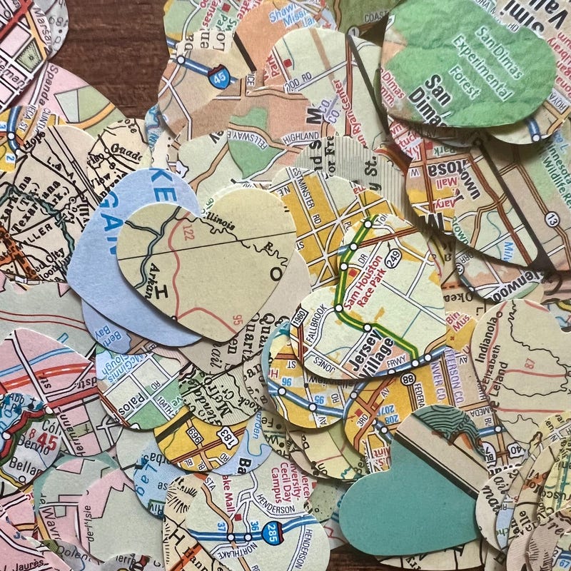 Vintage Road Maps - Etsy