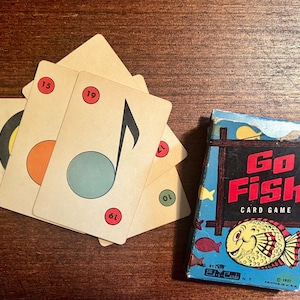 Vintage Playing Cards, Old Go Fish Game, 1950’s Card Game, Junk ...
