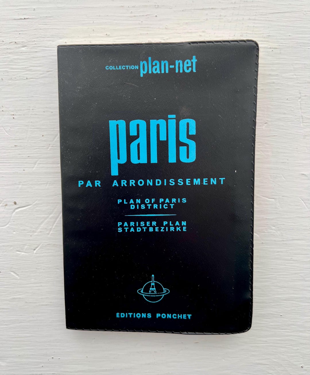 Vintage Paris Street Map Book, 1970’s French Tourist Book, Plan-net ...