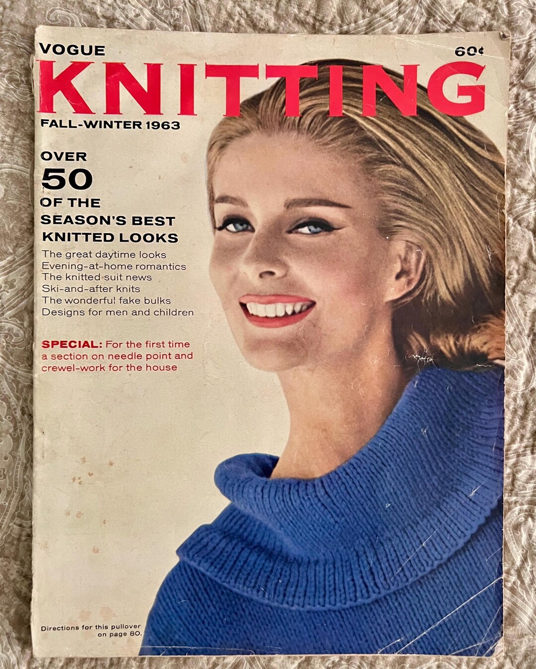 Vintage Vogue Knitting Magazine, Fall-winter 1963, Vintage Knitting ...