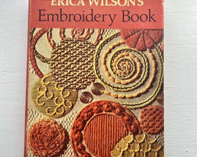 1970’s Embroidery Book, Erica Wilson’s Embroidery Book, Crewel Patterns ...
