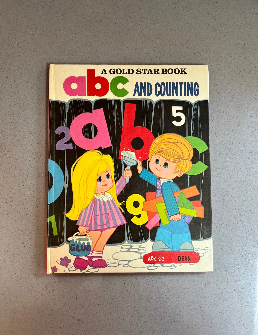 Vintage ABC Book: 1970s British Children's Book, Colorful Illustrations ...