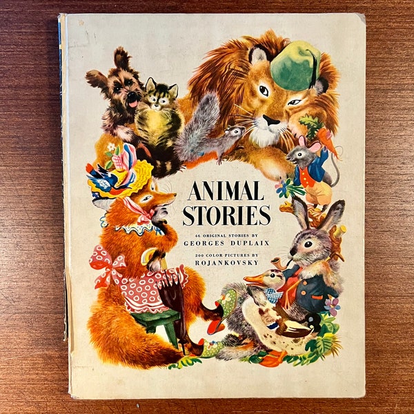 Animal Story Book - Etsy