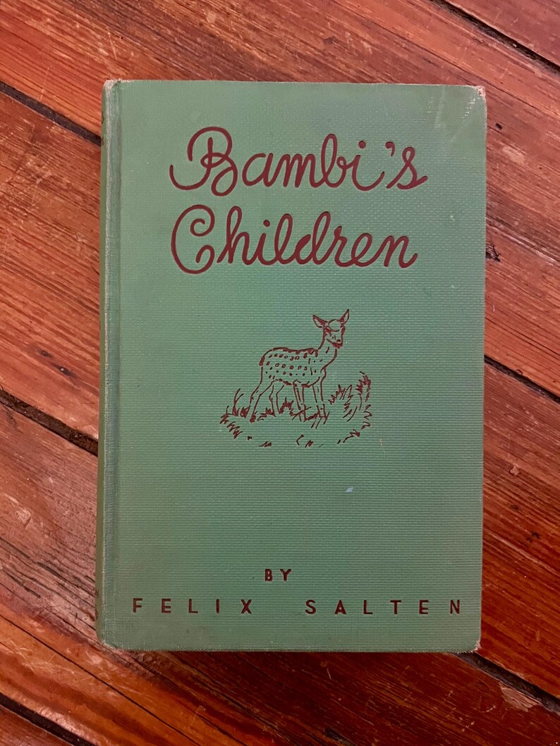 Vintage Bambi's Children First Edition: Classic Children's Novel, 1939 ...