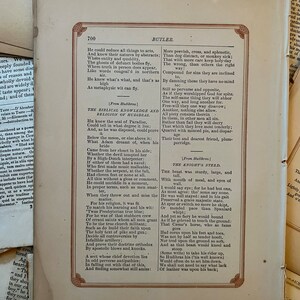 Antique Book Pages, 1800’s Paper, Vintage Ephemera Paper Bundle, Junk ...