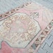 Pink Turkish Rug Vintage Area Rug Muted Pink Rug Oushak | Etsy