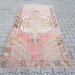 Pink Turkish Rug Vintage Area Rug Muted Pink Rug Oushak | Etsy