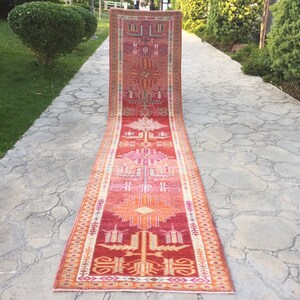 Beautiful Unique Rug Runner, Rug Runner, Wool Rug Runner, Narrow Rug ...