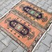 Pair Rugs, Set of Two Small Rugs, Twin Rugs, Beautiful Pattern Rugs ...