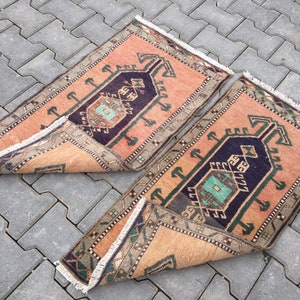 Pair Rugs, Set of Two Small Rugs, Twin Rugs, Beautiful Pattern Rugs ...