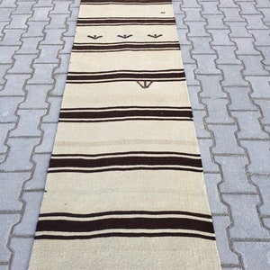 Natural Organic Rug Runner, FREE Shipping 70 X 258 Cm / 2'3 X 85 Ft ...