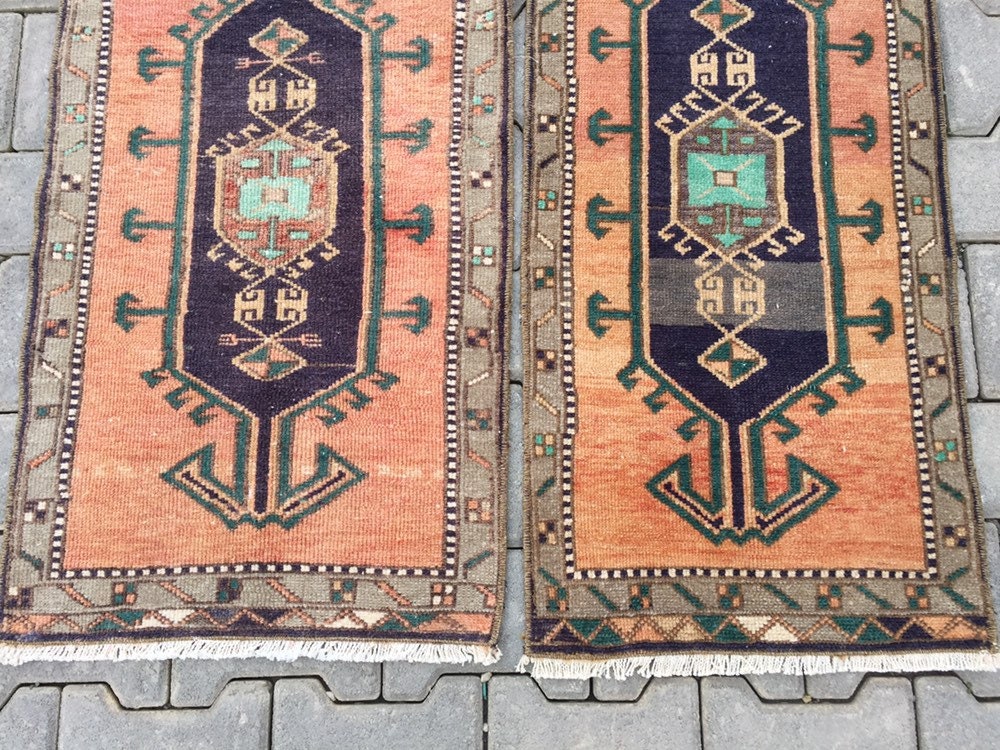 Pair Rugs Set of Two Small Rugs Twin Rugs Beautiful Pattern | Etsy