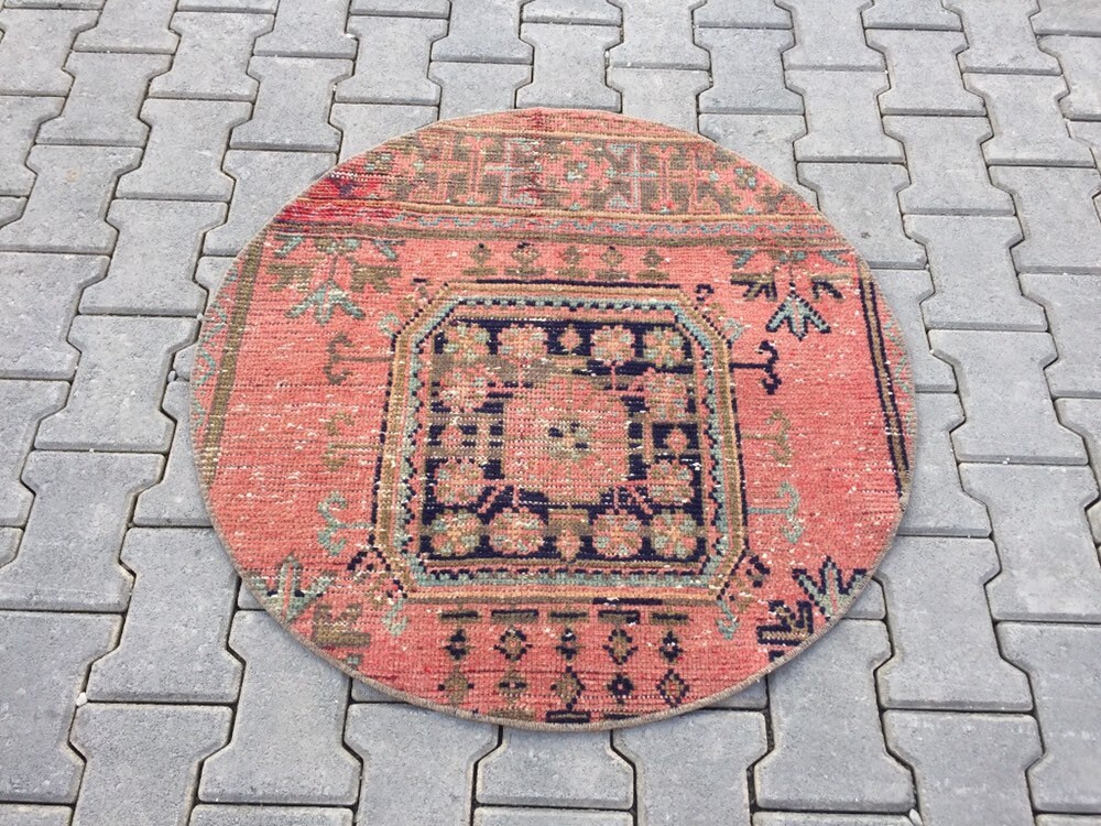 Round Rug Turkish Rug Rug Kitchen Rug Carpet Rug Round - Etsy
