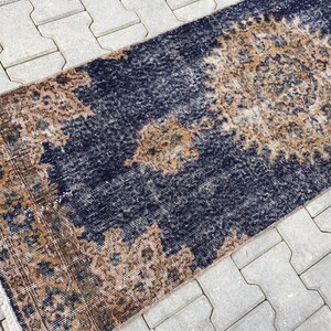 Area Rug Navy Blue Rug Boho Runner Rug Kitchen Rug Runner | Etsy