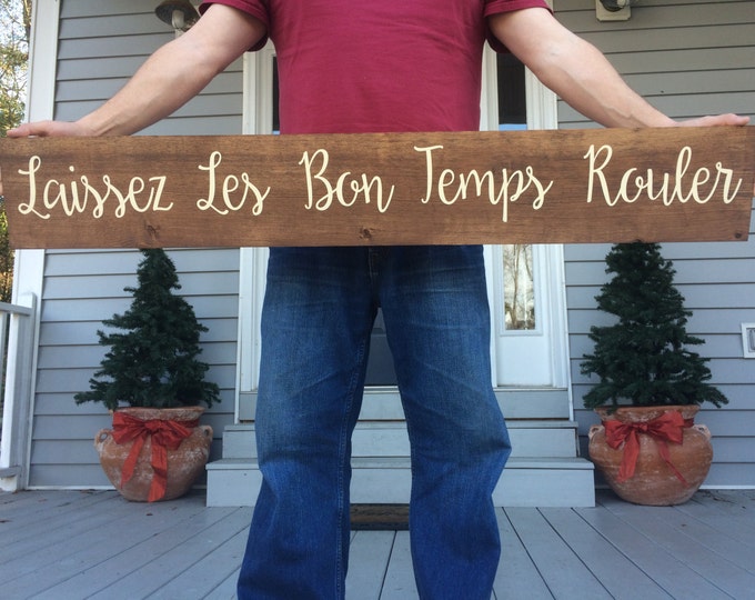 Laissez Les Bon Temps Rouler Sign, Mardi Gras Decor, Let the Good Times ...