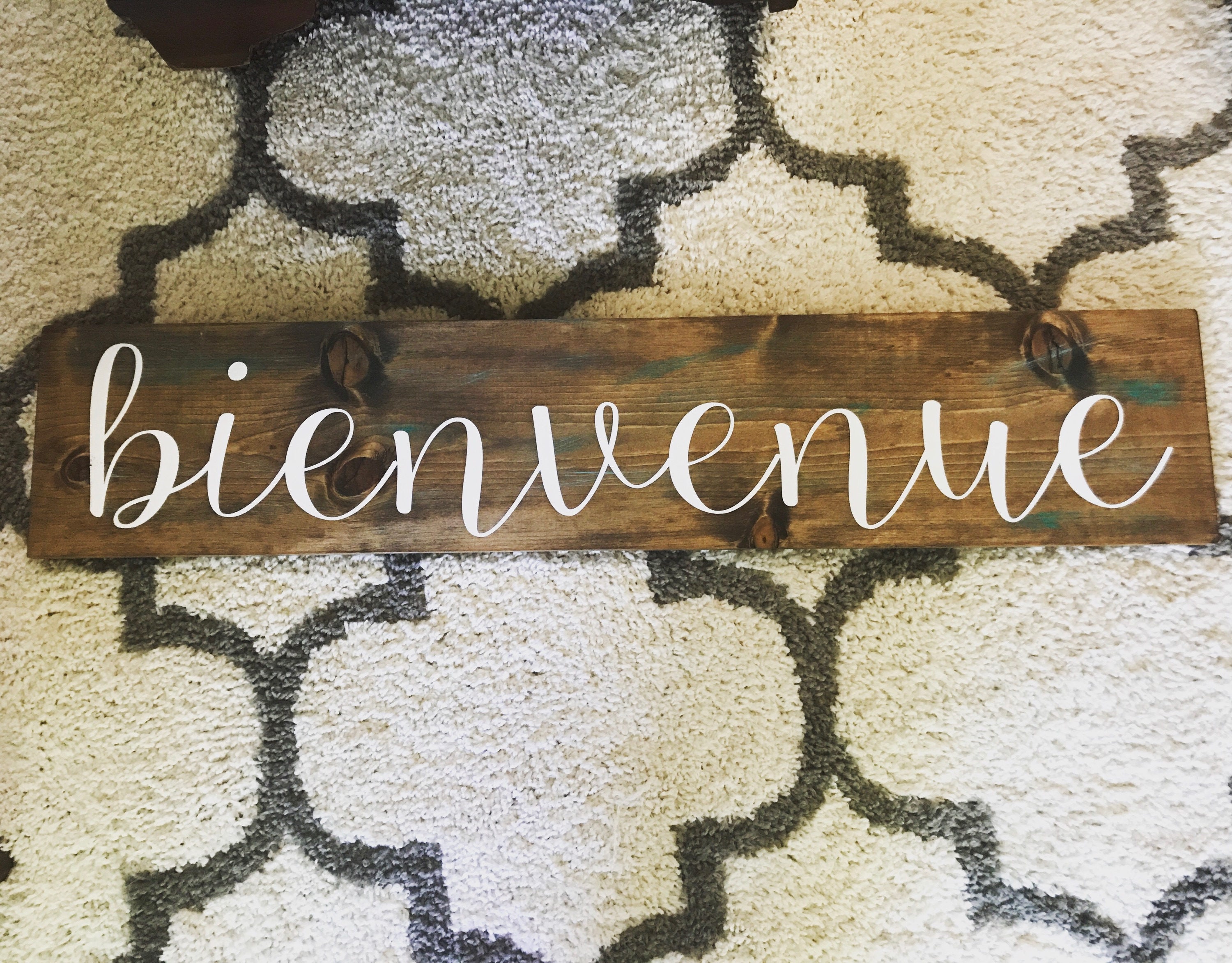 Bienvenue Sign Welcome Sign Wood Sign Home Decor Louisiana - Etsy Canada