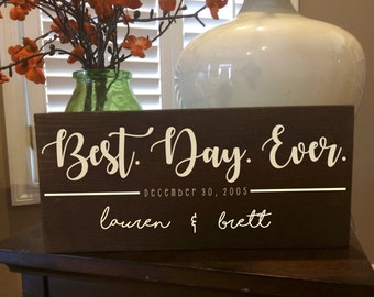 Best Day Ever Sign - Etsy