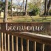 Bienvenue Sign Welcome Sign Wood Sign Home Decor Louisiana - Etsy Canada