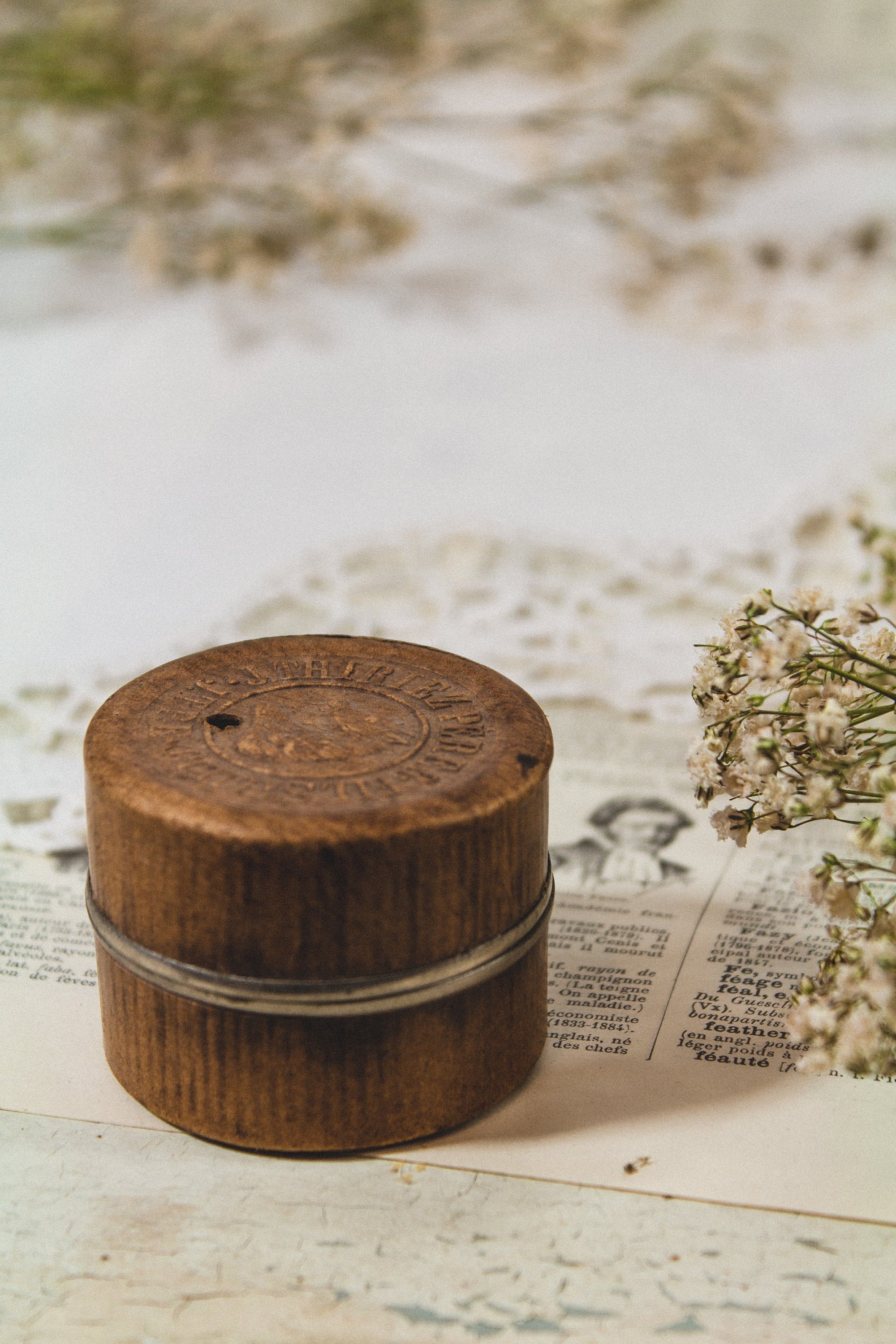 Threads Box Wood Cardboard Mouline Box THIRIEZ Peres & Fils - Etsy