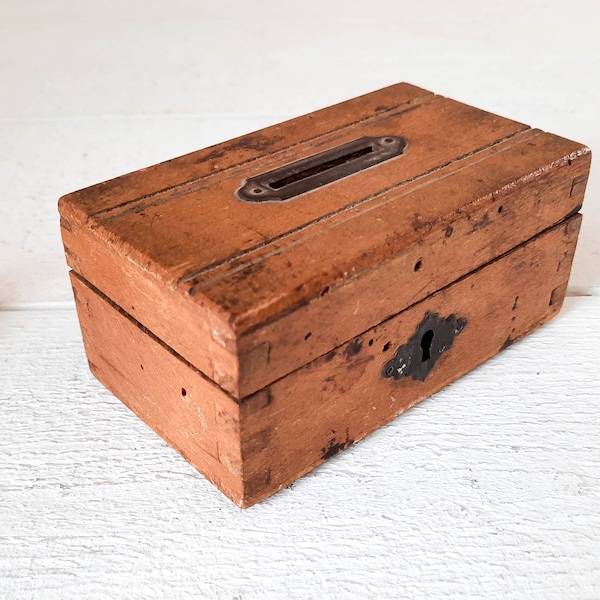 Antique Wooden Box - Etsy
