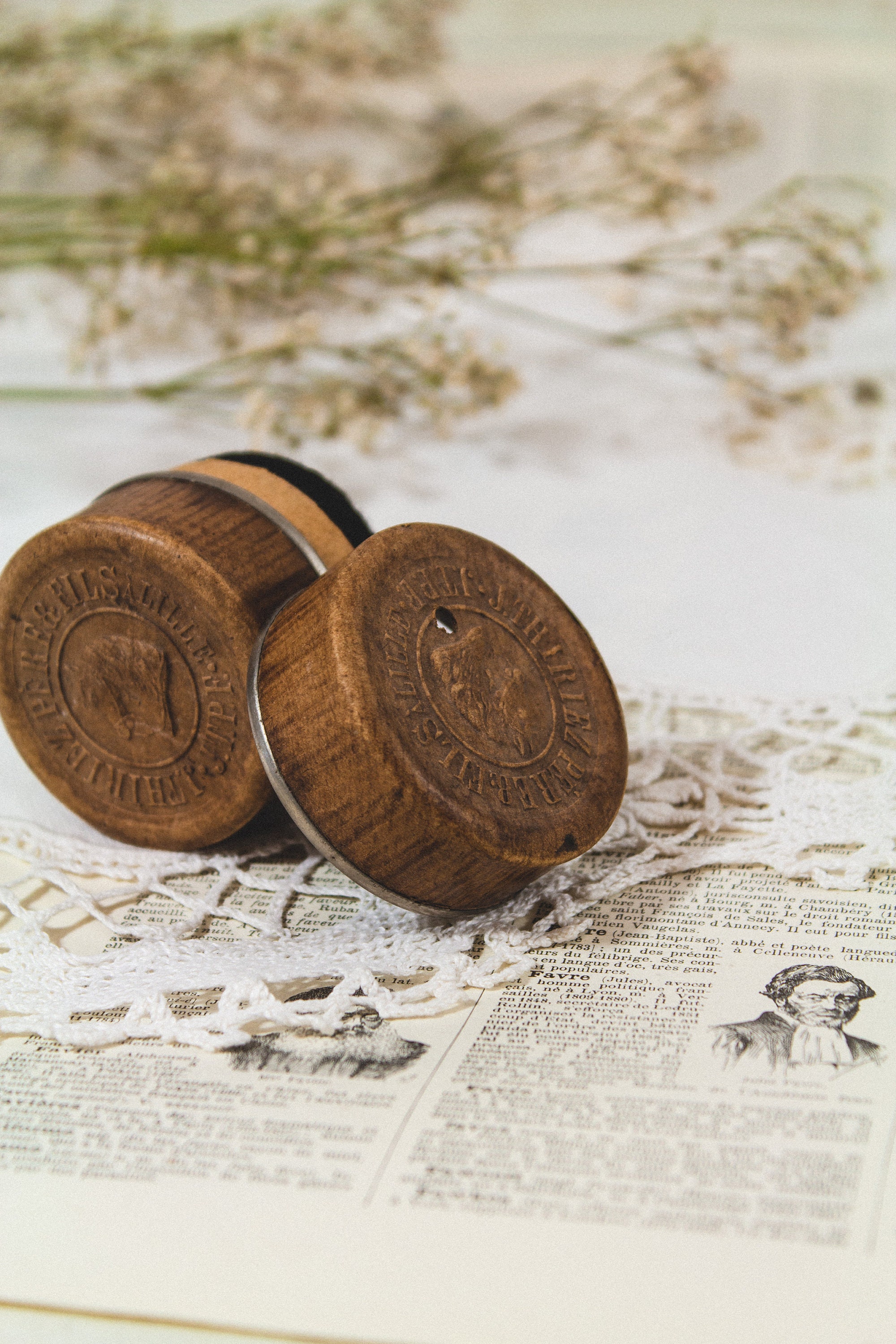 Threads Box Wood Cardboard Mouline Box THIRIEZ Peres & Fils - Etsy